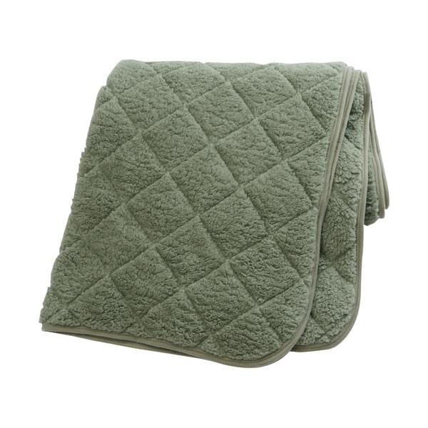 メーカー：大津コーポレーション　 品番：SP7720-4  ふんわりボリュームのシープボアで仕上げた暖かな敷パッド。　　＜生地アップ＞＜イメージ＞