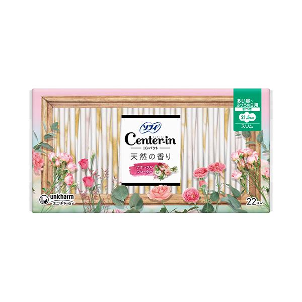メーカー：ユニ・チャーム   品番：356215   普通のスリムナプキンの1/2サイズで持ち歩きにベスト♪微香タイプ