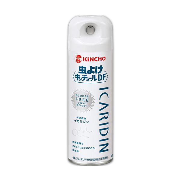 メーカー：大日本除蟲菊　ＫＩＮＣＨＯ　 品番：ムシヨケキンDF200Pフリ-  イカリジン採用で赤ちゃんから大人まで安心して使える。　　＜パッケージ裏面＞