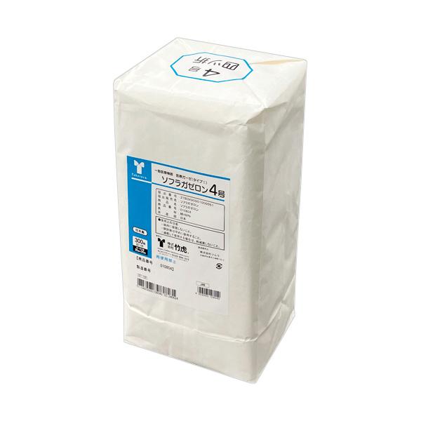 メーカー：竹虎　品番：010804　あらかじめ折りたたんであるガーゼです。<br>