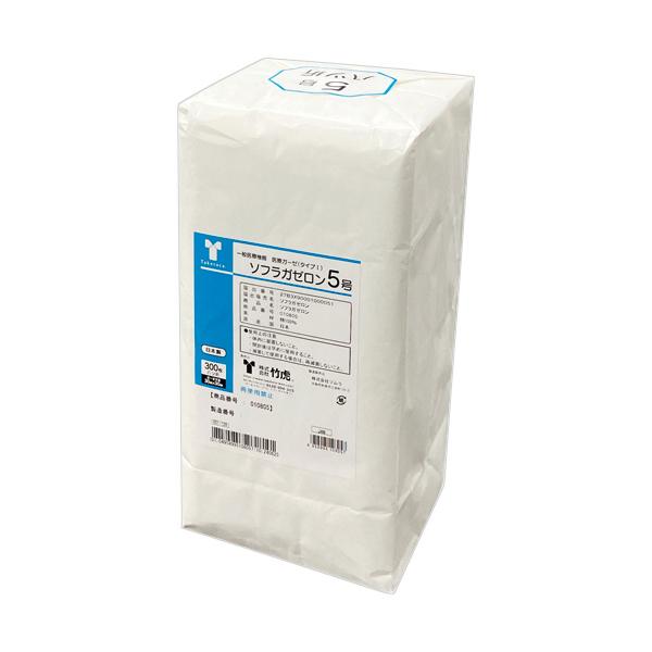 メーカー：竹虎　品番：010805　あらかじめ折りたたんであるガーゼです。<br>