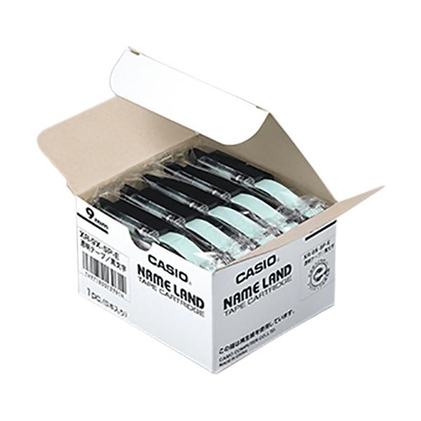 メーカー：カシオ   品番：XR-9X-5P-E   ＣＡＳＩＯネームランド用テープカートリッジ