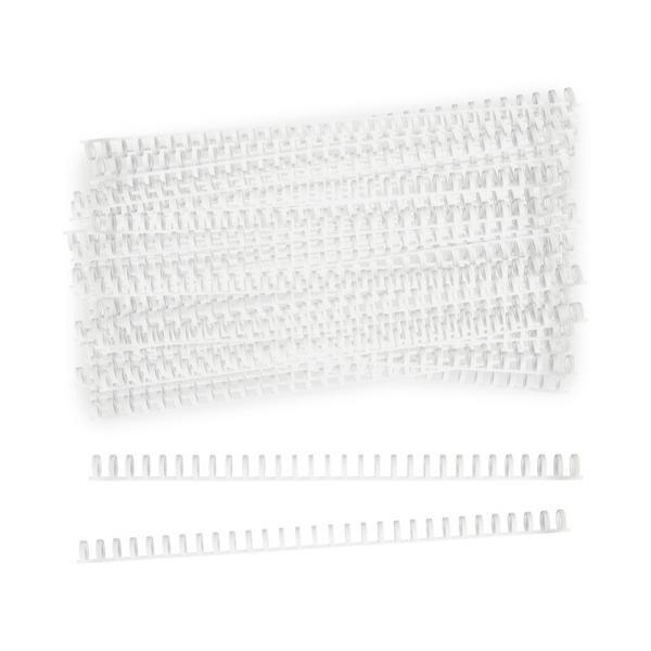 メーカー：カール事務器　 品番：LR-30105-W  ルーズリーフを綴じるプラスチック製のリング　　※商品の色はホワイトになります。※ルーズリングジッパーは別売りになります。＜使用イメージ＞