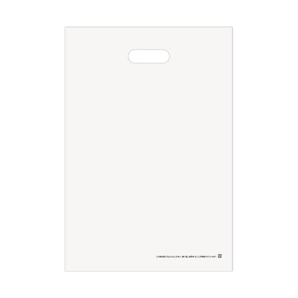 メーカー：オリジナル　品番：HNLD-L-WH　マチなし手提袋。<br>