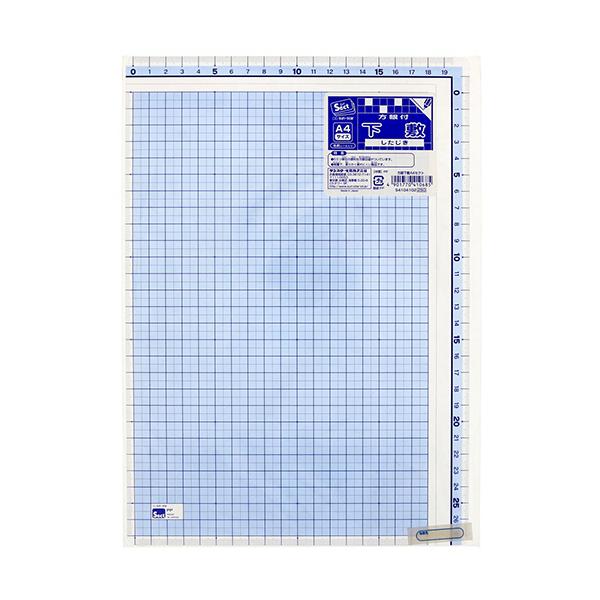 メーカー：サンスター文具   品番：S4104102   目盛り付方眼下敷き。