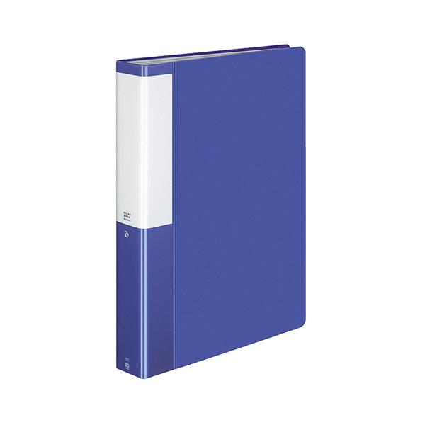 メーカー：コクヨ 　品番：P3ラ-L80NB   【固定式】タイトルが書き込める替背紙式で、内容物を分かりやすくファイル。　　＜抜き差し可能な背見出し紙＞裏写りが少なく、書類が見やすい台紙入り。<BR>商品の色はブルーになります...