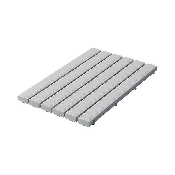 メーカー：テラモト　 品番：MR-910-041-6  カビや菌が繁殖しにくく衛生的。　　＜断面形状＞<br>商品の色は灰になります。＜使用イメージ＞<br>商品は奥行600mm・灰になります。