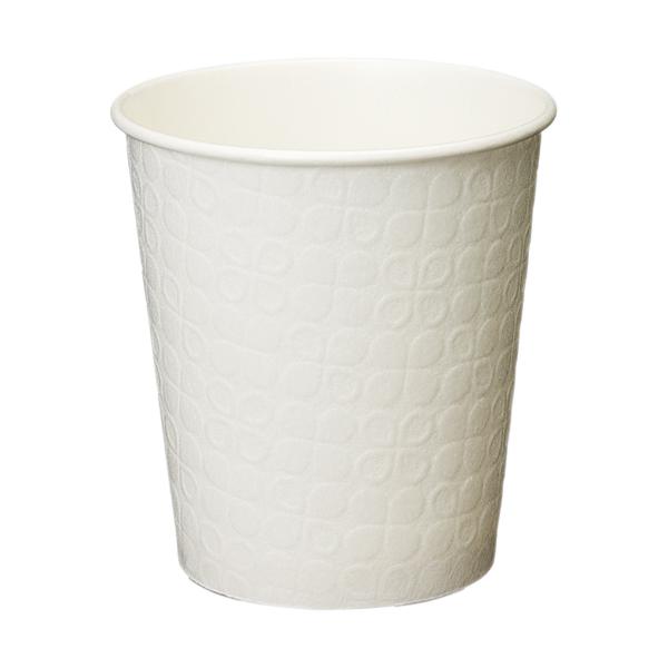 メーカー：日本デキシー　品番：KHCD75LW　シンプルなホワイトの断熱カップ。<br>