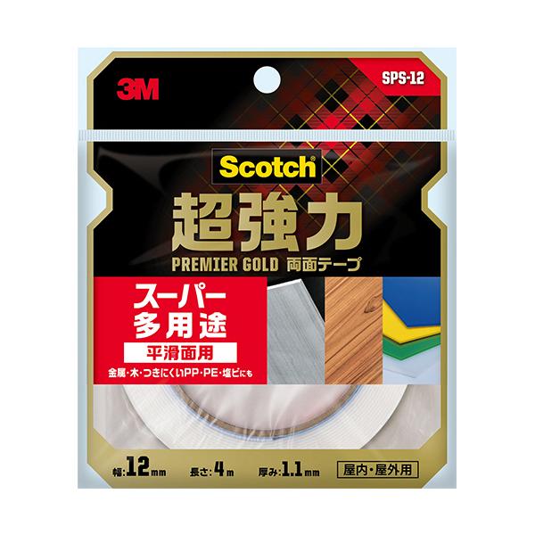 メーカー：３Ｍ 　品番：SPS-12   木・金属から、つきにくいプラスチックや軟質塩ビにも強力接着。　　