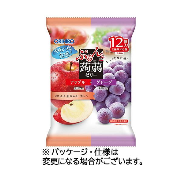 メーカー：オリヒロ 　品番：346985   果汁感たっぷり！美味しく手軽なプチサイズの蒟蒻ゼリーです。　　＜パッケージ裏面＞