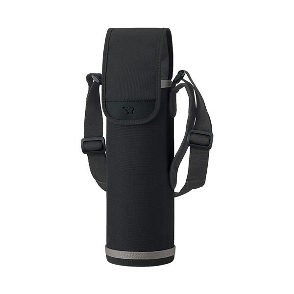 メーカー：象印　品番：MC-EA05-BA　持ち方が選べて入れたままでも飲みやすい。ハンドルつきステンレスボトルカバー。