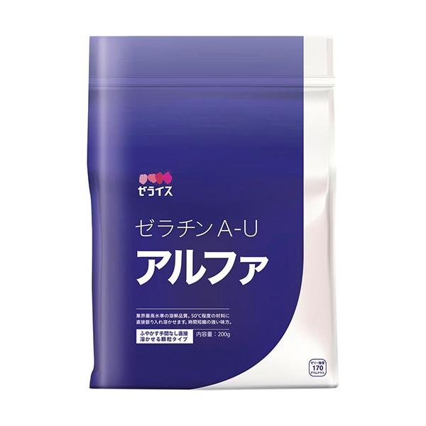 メーカー：ゼライス 　品番：345634   水にふやかす必要なし！加熱した液体にそのまま振り入れることのできる、溶けやすく透明度の高いゼラチンです。　　