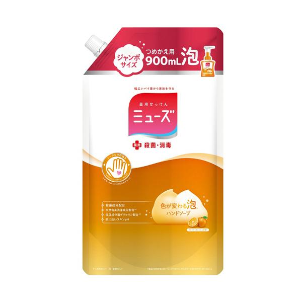 メーカー：レキットベンキーザー・ジャパン　品番：800951　ミューズハンドソープの泡タイプ。やさしい肌触り、しっかり除菌。
