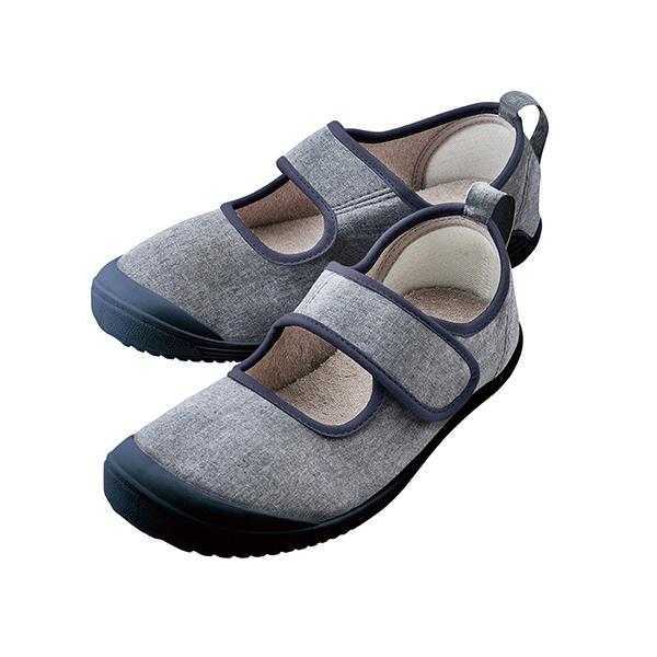 メーカー：竹虎　品番：091477　リハビリでも使える安全な院内シューズ<br>