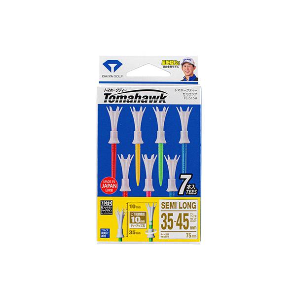 メーカー：ダイヤ　 品番：TE-515A  上下にネジって約10mm間で、自分好みの高さに微調節できるゴルフティー。　　