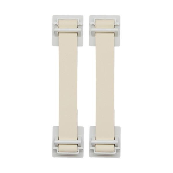 メーカー：キングジム 　品番：GS160-W   ゴムベルトが衝撃をしっかり吸収！　　簡単貼るだけ！対象物や壁面への穴あけ工事不要。＜使用イメージ＞