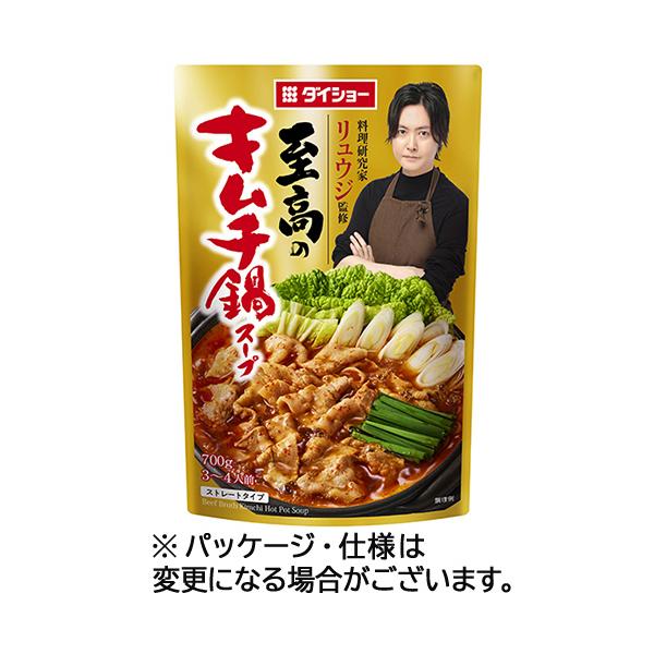 メーカー：ダイショー　 品番：632756  料理研究家リュウジ監修の至高の鍋スープ　　＜パッケージ記載＞