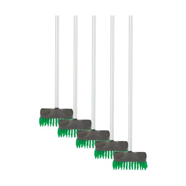 メーカー：テラモト   品番：CL-988-252-0   ブラシに力が伝わりやすい、スチール柄タイプ。