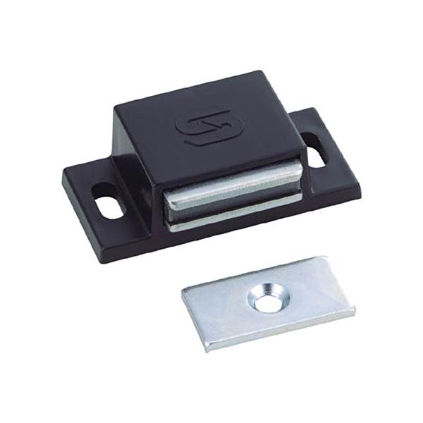 メーカー：ＴＲＵＳＣＯ　品番：TSM-41-BK　シンプル構造で汎用性の高いマグネットキャッチです。
