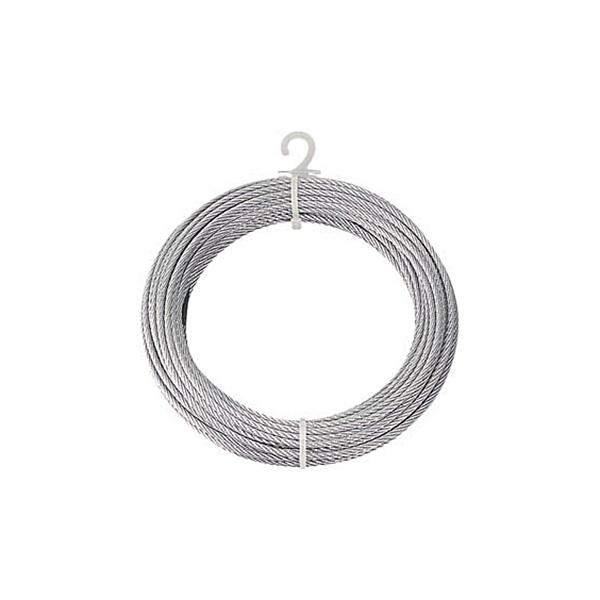 メーカー：ＴＲＵＳＣＯ 　品番：CWM-9S10   ワイヤロープの中で、耐食性を要求される場合に使われる一般的なワイヤロープです。　　代表画像（画像はイメージです。）