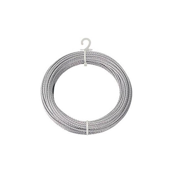 メーカー：ＴＲＵＳＣＯ 　品番：CWM-4S20   ワイヤロープの中で、耐食性を要求される場合に使われる一般的なワイヤロープです。　　