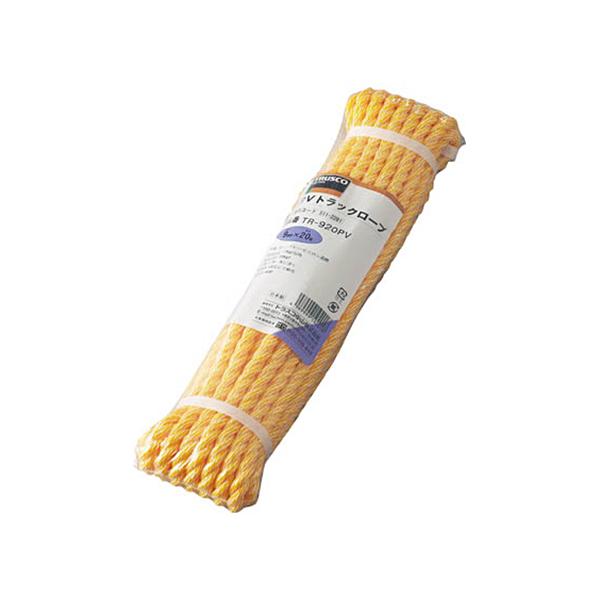 メーカー：ＴＲＵＳＣＯ 　品番：TR-910PV   両端にアイ加工されているトラック用ロープ　　代表画像（画像はイメージです。）