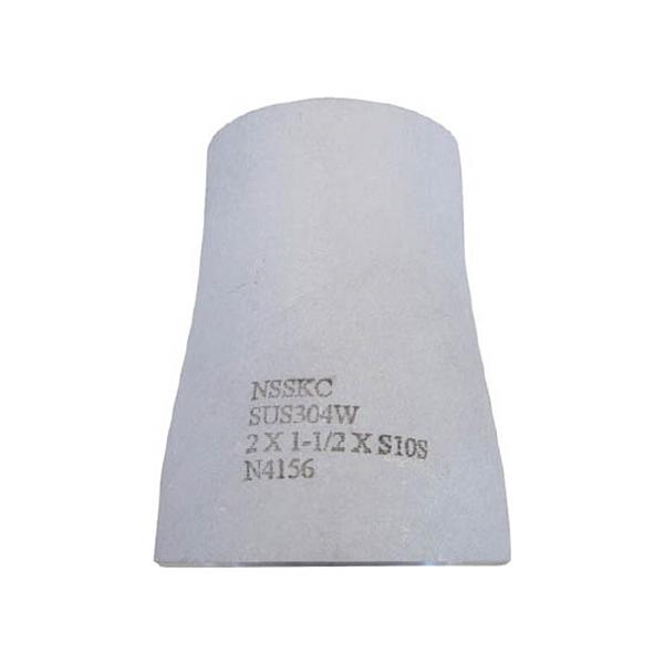 メーカー：ベンカン機工　品番：SRC-10S-80A-50A　耐酸性があり、さびにくいステンレス製の配管です。