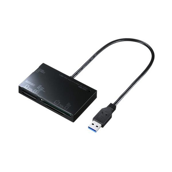 メーカー：サンワサプライ   品番：ADR-3ML35BK   UHS-II対応の超高速USB3.0カードリーダー