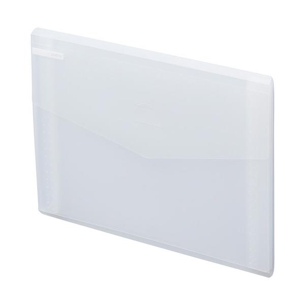 メーカー：リヒトラブ  品番：A-8700-1  書類の分類・整理ができる、スリムで持ち運びやすいドキュメントファイル。