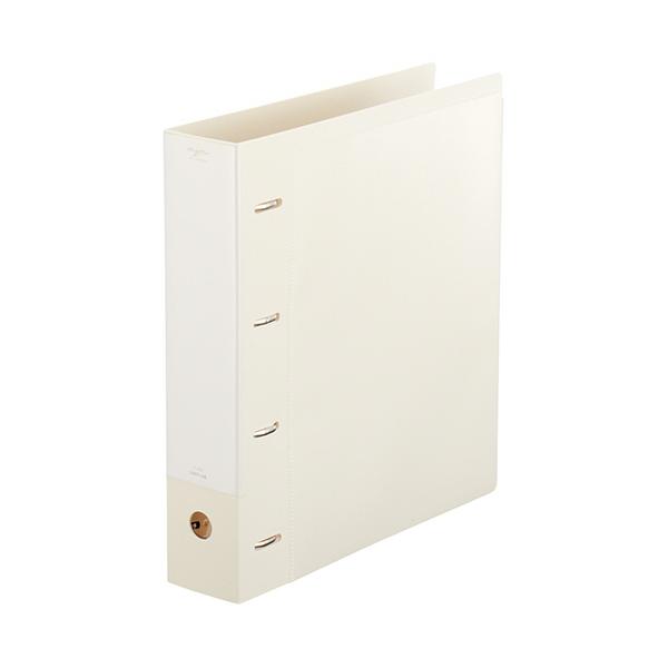 メーカー：リヒトラブ　 品番：F-3301-0  表紙と背表紙に透明ポケット付！オリジナルの表紙が作れる。　　※商品の色はミルキーホワイトになります。＜使用イメージ＞<br>※商品の色はミルキーホワイト、ポケットは別売になります...