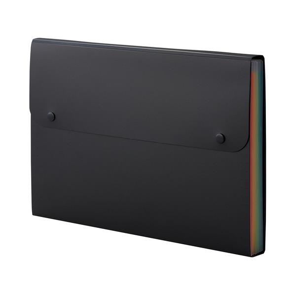 メーカー：セキセイ　 品番：AD-2212-60  書類が検索しやすく、出しやすい。12色のグラデーションが美しいレインボーカラーのドキュメントファイル。　　＜使用イメージ＞