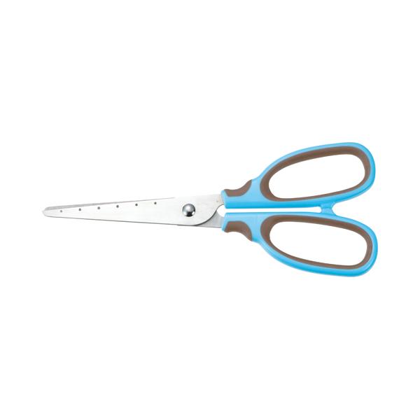 メーカー：オリジナル 　品番：TGK-170B   にぎりやすい。切れ味良し！！　　＜1cm間隔の目盛りがあるので切る分量をはかれる＞＜指がしっかり入って使いやすい＞<BR>商品の色はブルーになります。