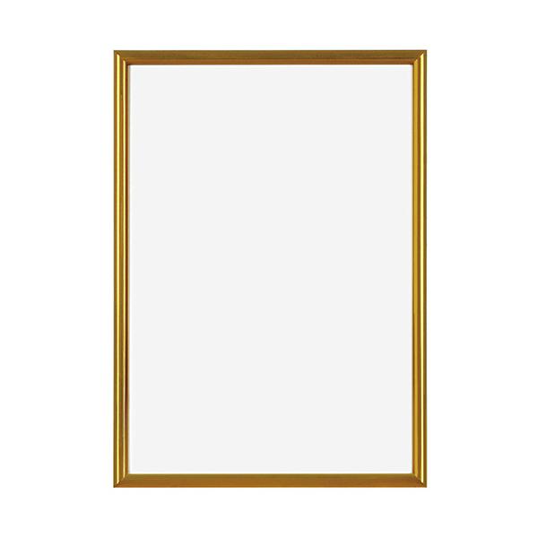 メーカー：アートプリントジャパン　 品番：20219657  フレームの開閉が簡単にできる、軽量・シンプルなアルミ製フレーム。　　＜裏面＞<br>※商品の色はゴールドになります。＜コーナー部＞フレームの開閉が簡単。※商品の色はゴ...