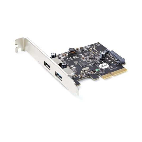 メーカー：ＳｔａｒＴｅｃｈ．ｃｏｍ　 品番：PEXUSB312A3  PCI Express対応のコンピュータにUSB Type-Aポート2口を追加し、USB 3.1 Gen 2（10Gbps）の高速スピードにアップグレード　　