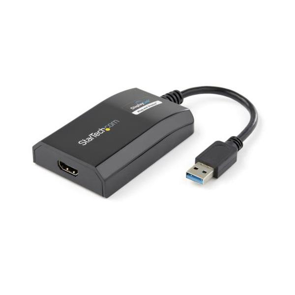 メーカー：ＳｔａｒＴｅｃｈ  品番：USB32HDPRO  USB 3.0対応 外付けビデオカード　　＜パッケージ＞＜セット内容＞