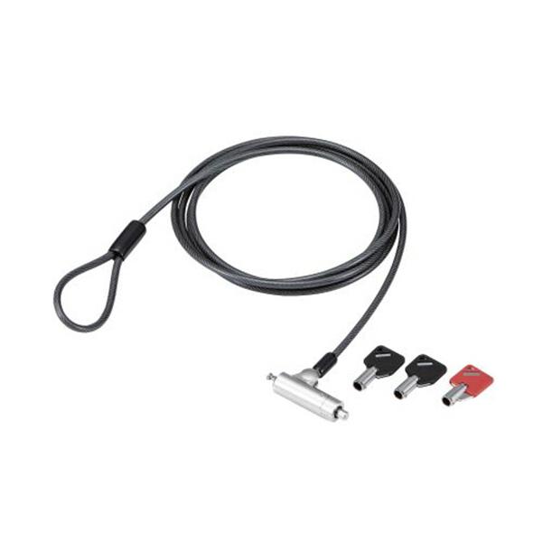 メーカー：エレコム　 品番：ESL-704S で様々なPCに対応できる！セキュリティワイヤーロック　　