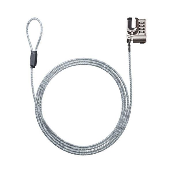 メーカー：サンワサプライ　 品番：SLE-48SSFPG  Surfaceを盗難から守るセキュリティワイヤー。　　＜パッケージ＞