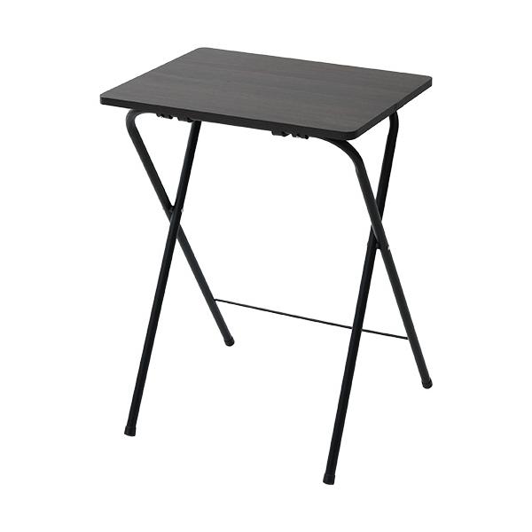 メーカー：ＹＡＭＡＺＥＮ 　品番：RYST-5040H(DBR/BK4)   スタンディングにもおすすめの折りたたみミニテーブル　　組み立て不要の折りたたみ式。未使用時は折りたたんですっきり。