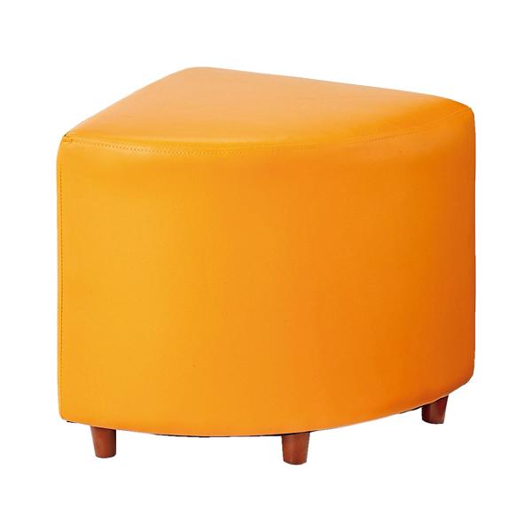 メーカー：ルガテ　 品番：HPF0406-006OR  スペースに合わせてコーナーやアイランドにご希望の組み合わせが可能。　　PVC張りなのでアルコール消毒可能。<BR>鮮やかな色も長持ち。<BR>商品の色はオレンジ...