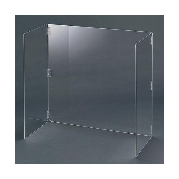 メーカー：フジデノロ　 品番：FDOP6055  透明度の高いアクリル製で圧迫感なし、折りたたみ式。　　＜折りたたみ時＞＜使用イメージ＞<BR>商品は幅600mmになります。