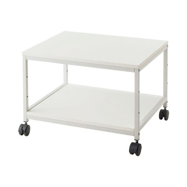 メーカー：ノーブランド　 品番：TK21001WH  棚板の高さが調節できるワゴン　　＜寸法図＞<BR>単位：mm＜使用イメージ＞