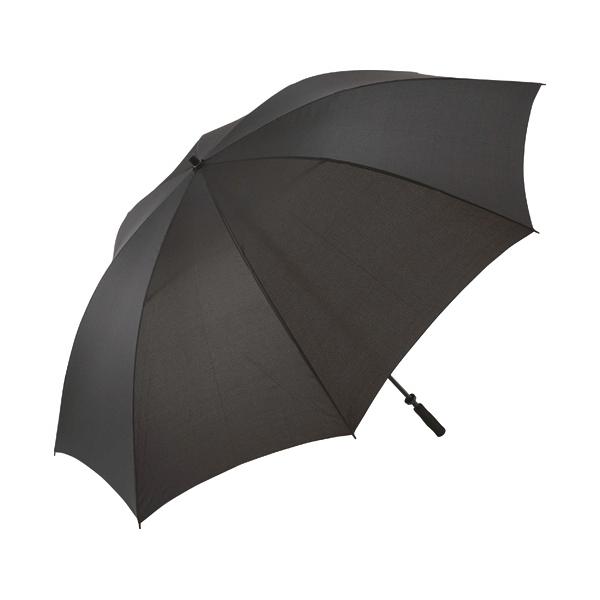 メーカー：スギハラ　 品番：SSMT10  大人が差してもすっぽり隠れる超BIGサイズ！　　＜折りたたみ時＞＜使用イメージ＞<BR>※お届けの商品はブラックになります。