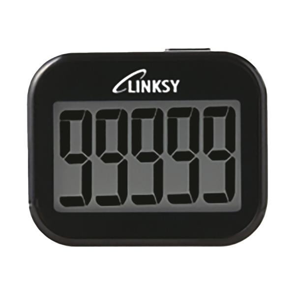 メーカー：ワイナック　 品番：LH240B  操作が簡単 シンプル歩数計。3D加速度センサー式。　　着脱式クリップ付。