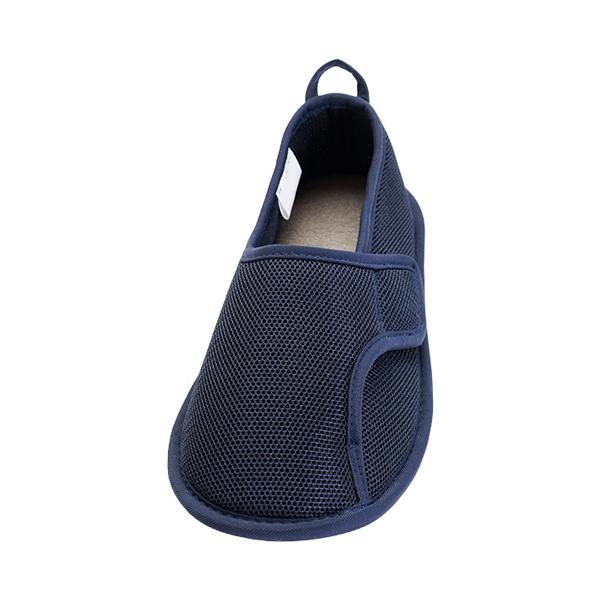 メーカー：徳武産業　 品番：2504 ネイビ- LL ミギ  入院時の足元をサポート！軽くて安心の院内シューズ。　　※お届けの商品は右足になります。＜側面＞<BR>※お届けの商品は右足になります。＜靴底＞<BR>※お...