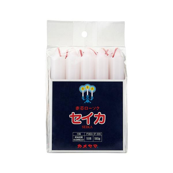 メーカー：カメヤマ　 品番：88968  徳用で袋詰めした赤芯ローソク。毎日のお灯明に。　　＜パッケージ裏面＞＜パッケージ記載＞