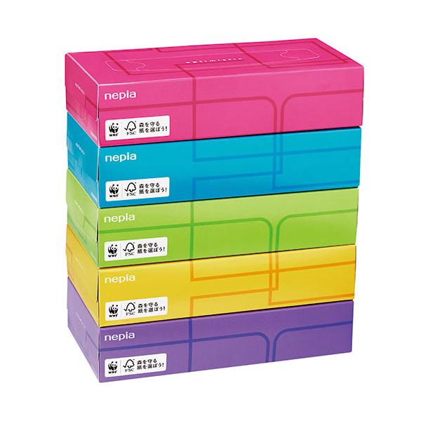 メーカー：王子ネピア 　品番：OPTI200W5P   ネピアティッシュに限定デザインをプラス。　　
