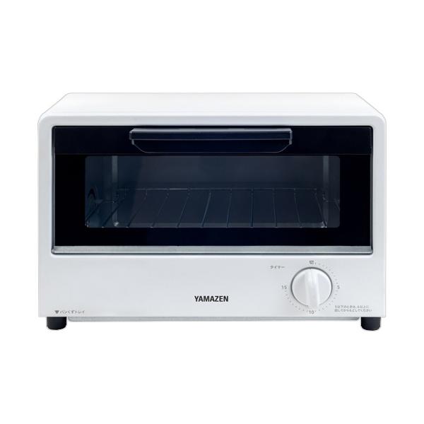 メーカー：ＹＡＭＡＺＥＮ　 品番：YTRC-S100(W)  シンプルデザインのオーブントースター。　　＜受皿＞