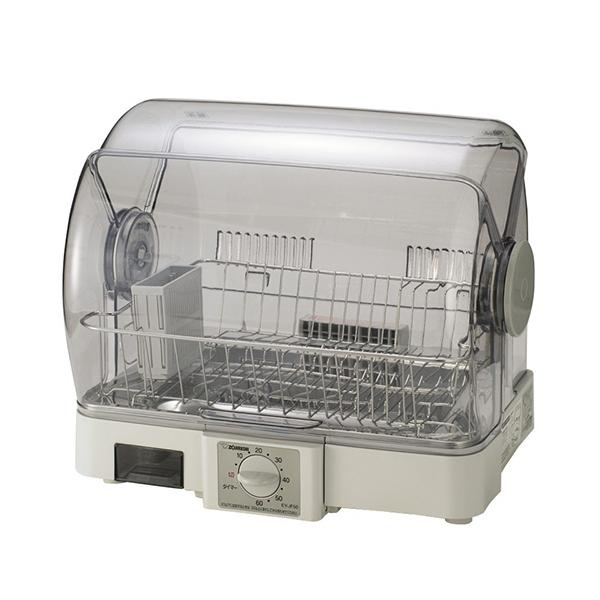 メーカー：象印　品番：EY-JF50-HA　食器かごサイズながら、5人分の食器がしっかり入る。