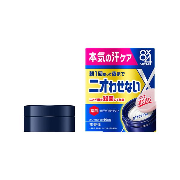 メーカー：花王　 品番：461087  本気の汗ケア。朝1回塗って夜までニオわせない。パフで塗り込む制汗パテ。　　