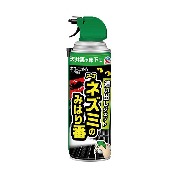 メーカー：アース製薬　品番：251977　ネズミの通り道にスプレーするだけで、ネズミを追い出し寄せつけません。